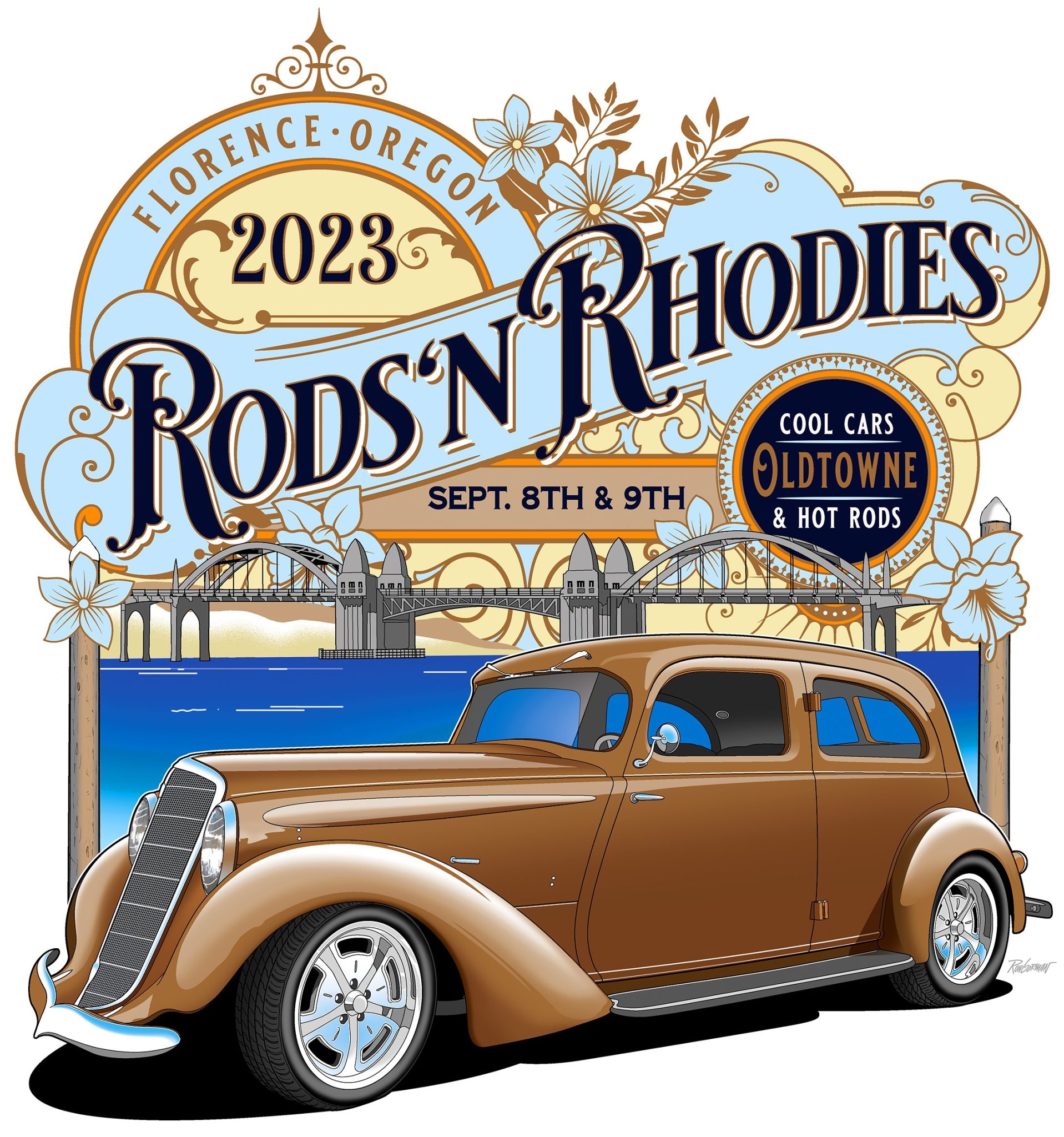 15th Annual Florence Rods 'N Rhodies Invitational Car Show - Oregon Car ...