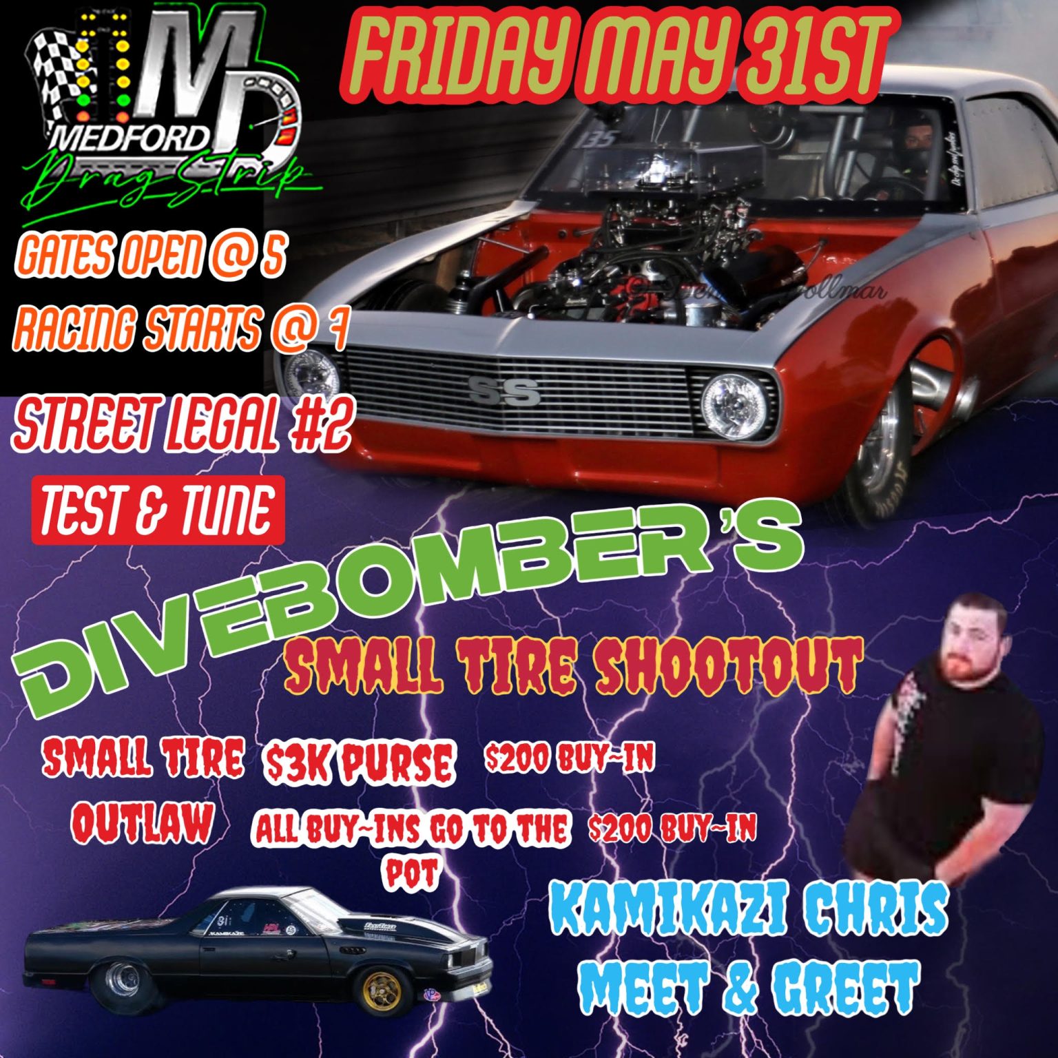 Divebombers Small Tire Shootout - Oregon Car Culture