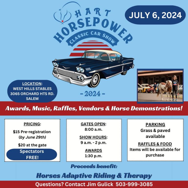 Hart Horsepower Classic Car Show - Oregon Car Culture